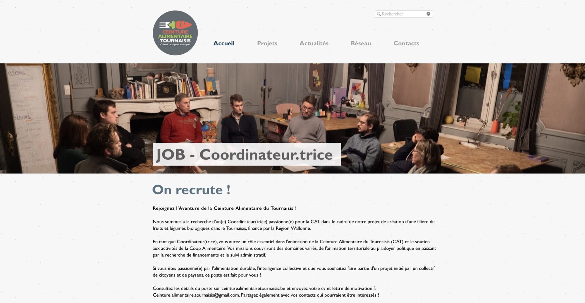La Ceinture Alimentaire recrute un.e coordinateur.trice ! - La coop ...